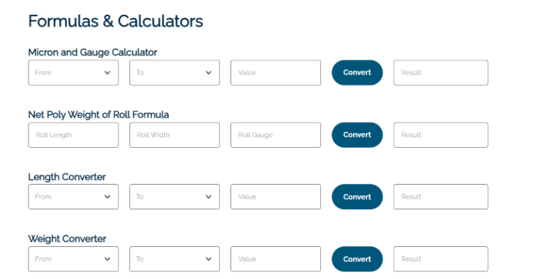 Stretch Film & Stretch Wrap Calculator